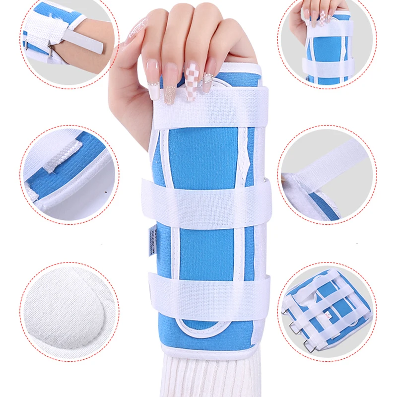 Adjustable Wrist Bone Splint With Steel Plate Support For Medical Use ...