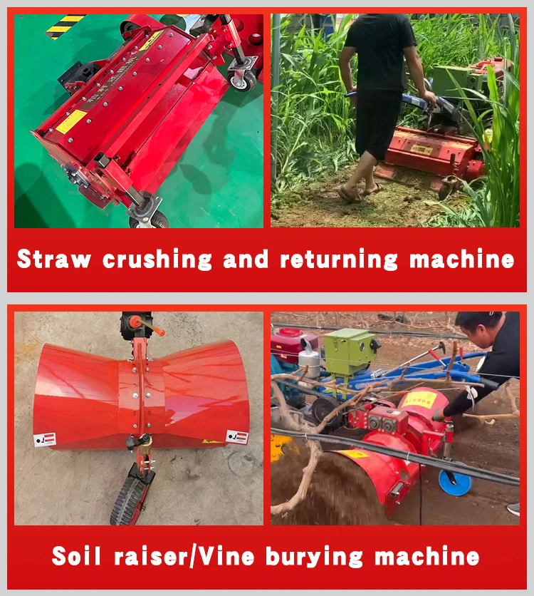 18HP Disc Harrow Hand Plough Diesel Machine Mini Motorcultor