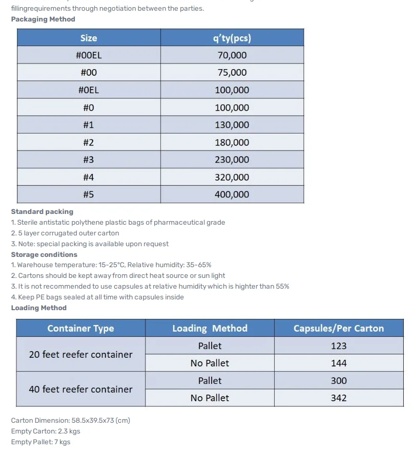 Empty Hpmc Vegan Capsules Vegetable Capsule Shell Natural Customized Color Printing Hpmc Empty