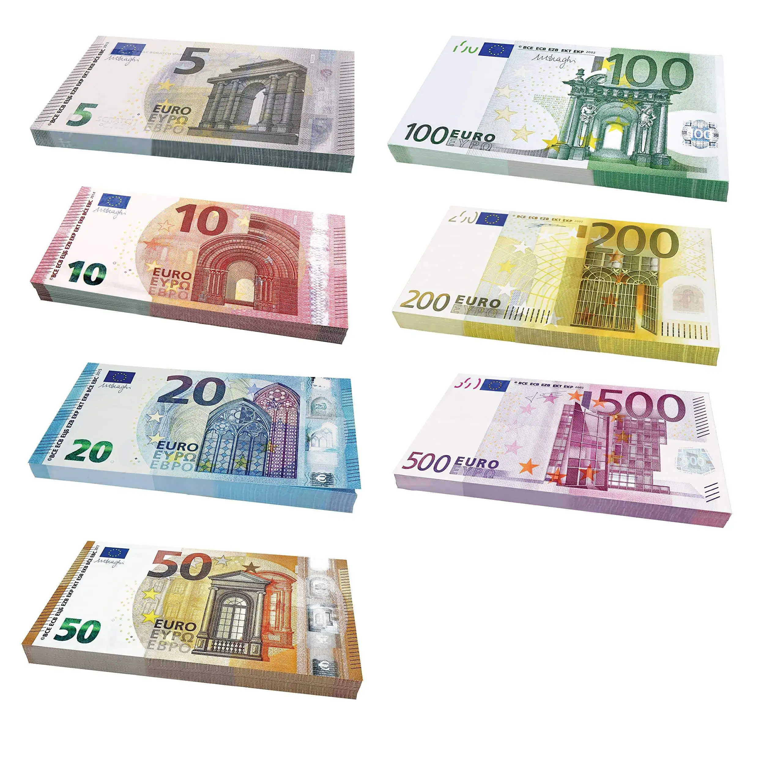 Banknotes Paper Prop Money - 100 Pcs Euro Bills for Props