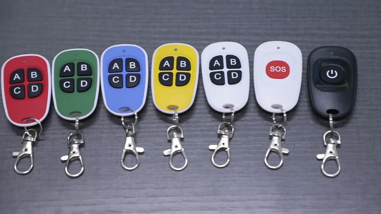 4 Buttons 315 433.92mhz Replaceable Battery Universal Rf Clone ...