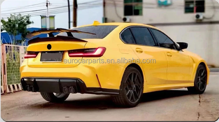 3 Series G20 G28 Upgrade M8 Style Body Kit Car Bumper Rear Diffuser ...