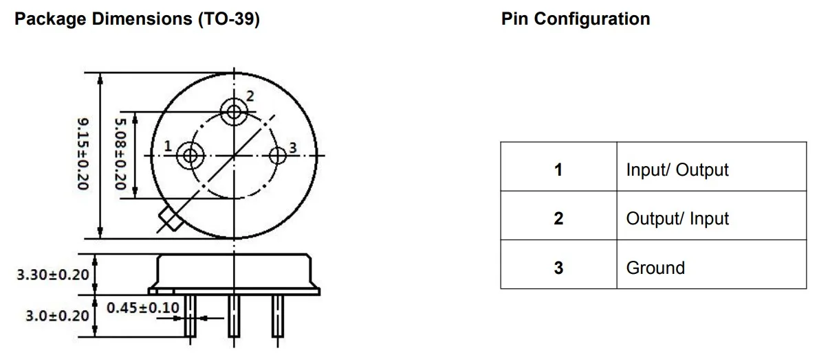 Stc High Quality Saw Resonator To39 R315 433.92mhz 3 Pin Crystal ...