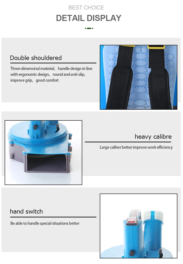 Knapsack Manual Granular Fertilizer Application Machine