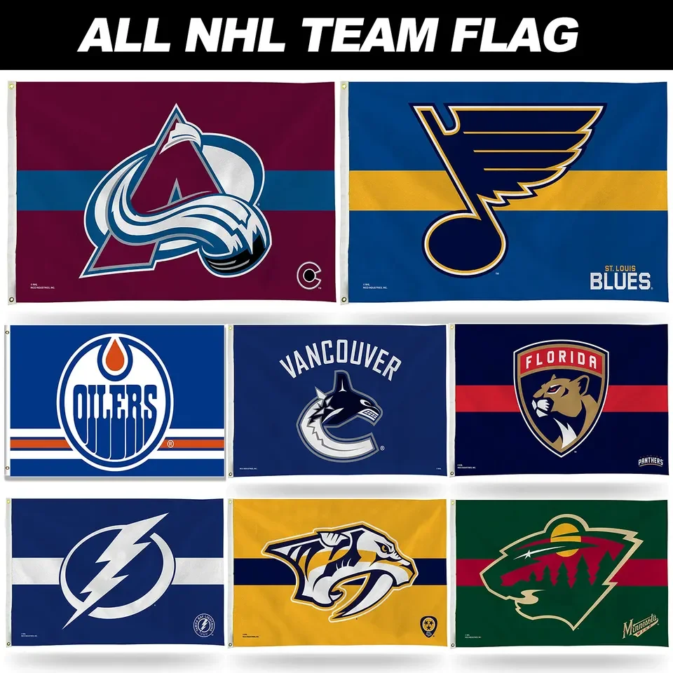Custom Nhl Seattle Kraken Flag 3x5ft 100%polyester Seattle Kraken Nhl ...