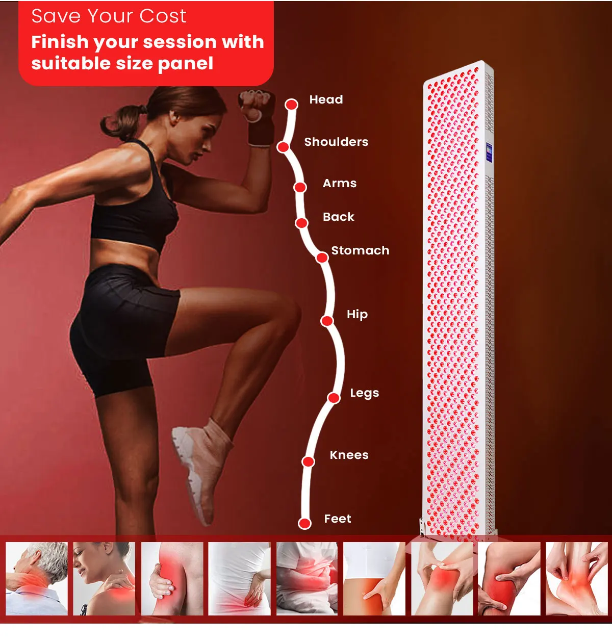 Wholesale Full Body LED Light Therapy Panels for Gym & Beauty