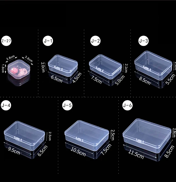 High Transparency PP Storage Boxes for Organizing Small Parts