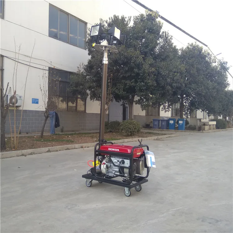 5M Diesel Generator - Mobile Light Towers with Telescopic Mast