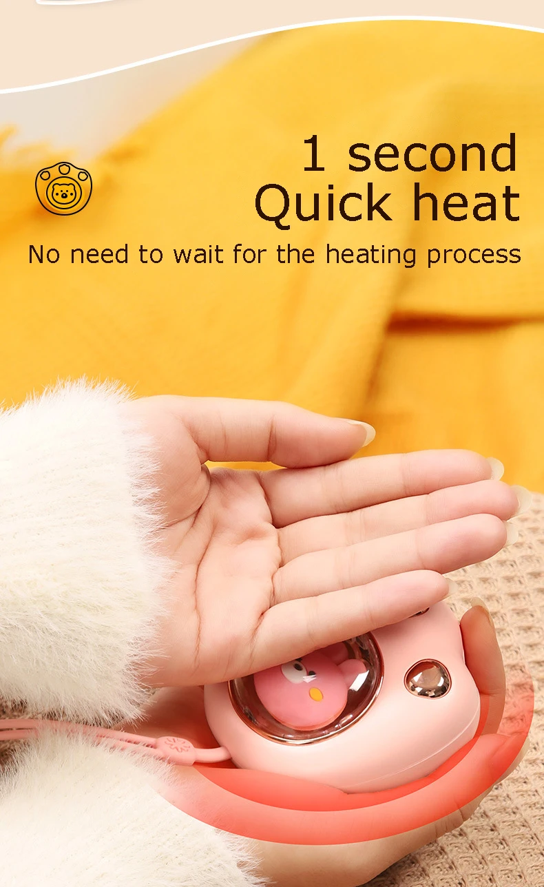 Mini Winter Heater Battery Hand Warmer Pocket Warmer Multi-functional ...