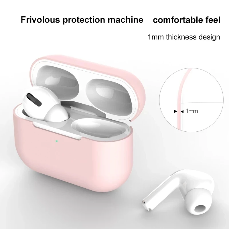 For Airpods Pro 2 Case Full Protection Shock Resistant Silicone Case ...