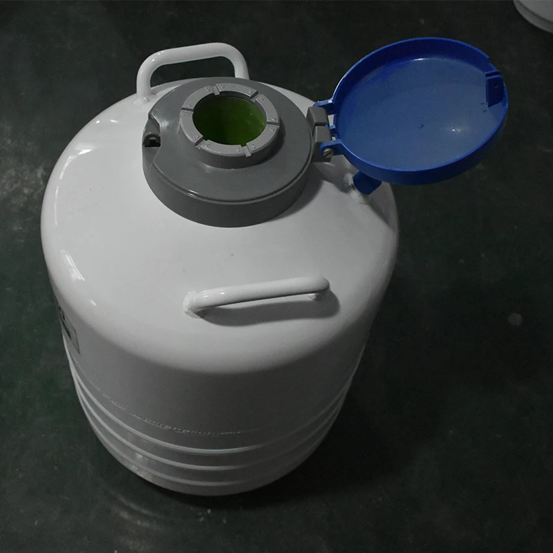 30 Liter Cryogenic Liquid Nitrogen Tank 30L Semen Storage Container for ...