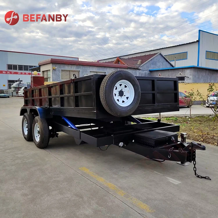 5 Ton Flatbed Trailer with Side Board - Durable & Versatile