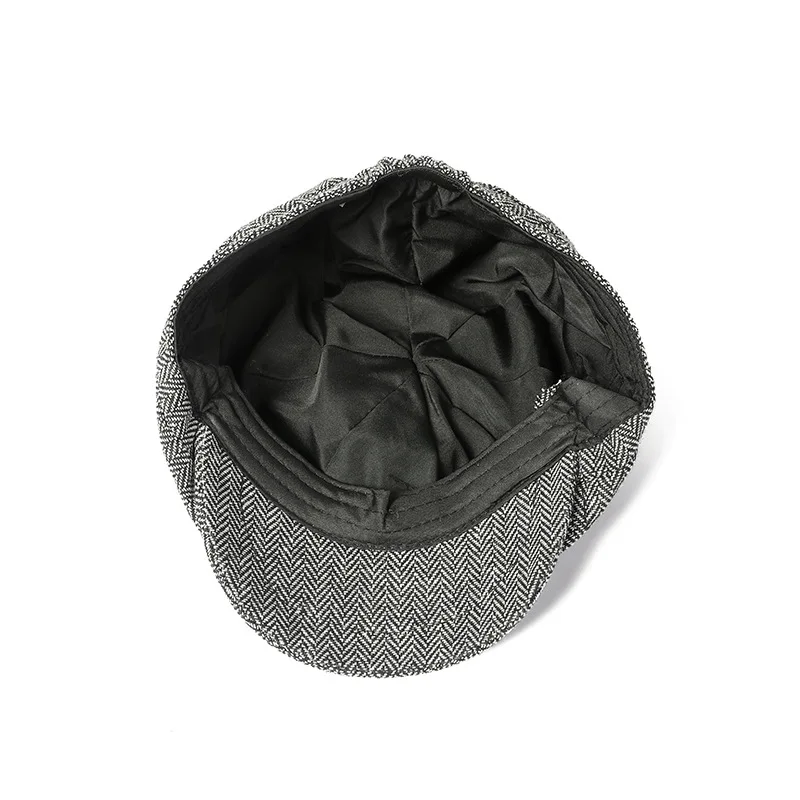 Retro Newsboy Caps Men Octagonal Hats British Painters Hats Autumn ...