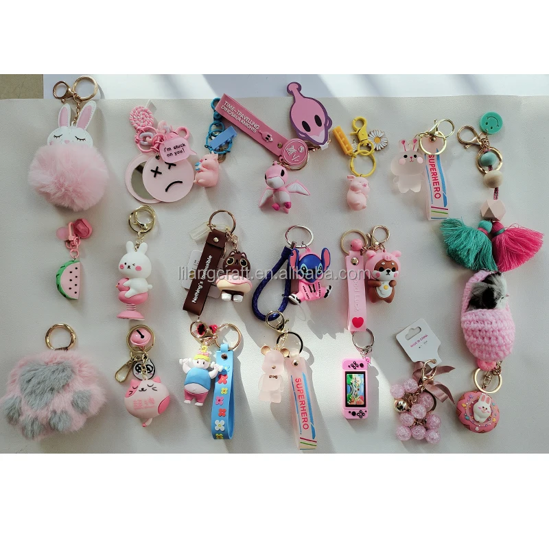 Lilangda Custom Logo High Quality Llavero Keychain Cute Cartoon 3d /2d ...