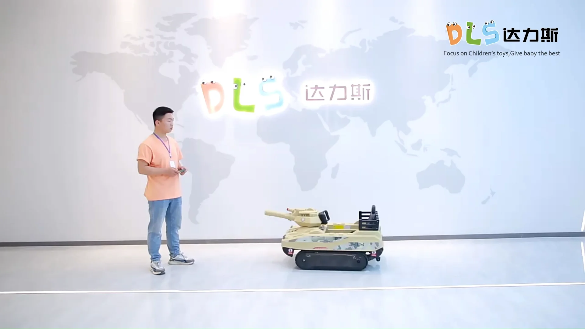 Dls Newest Children's Electric Ride On Tank Remote Control Toys Tank ...