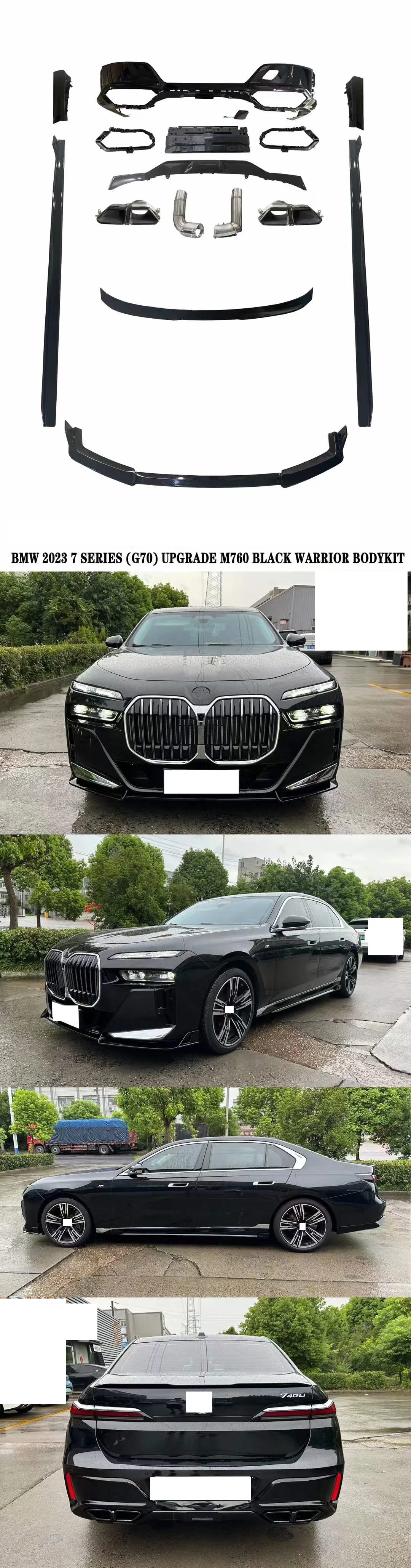 Car Accessories Bumper Body Kits Facelift Conversion For Bmw 7 Series ...