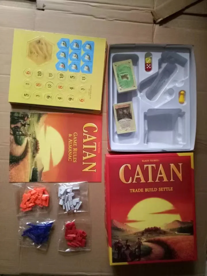 Catan Island Board Games Cards Adult Children Puzzle Leisure Toys Games ...