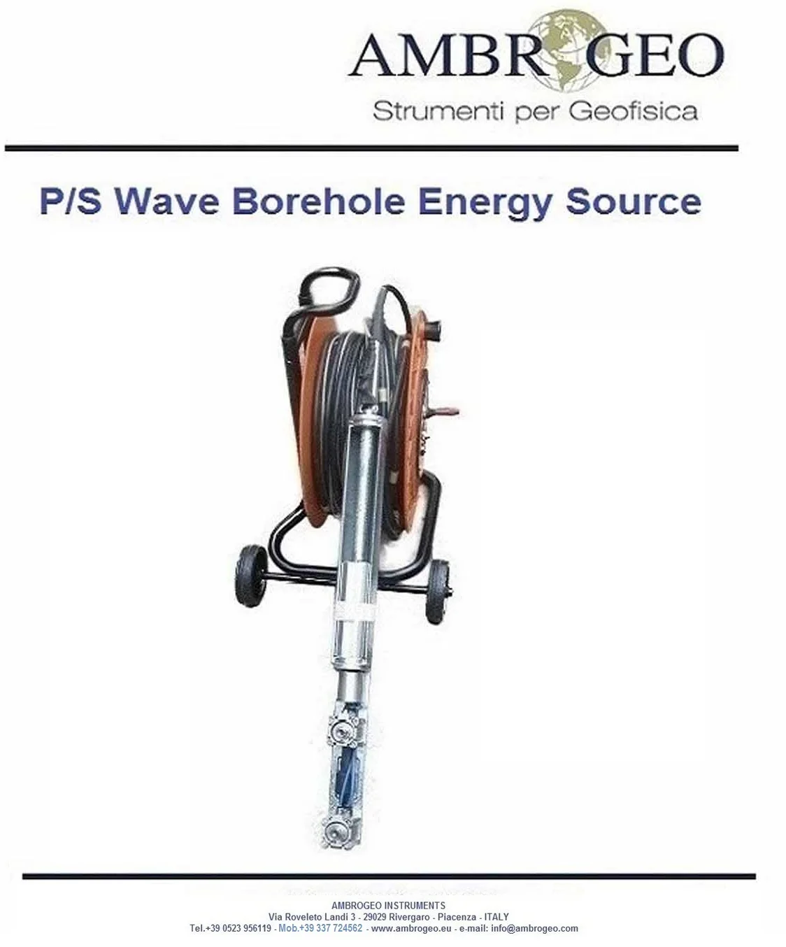 Seimic Survey Instrument Downhole Seismometer Survey Equipment Borehole ...