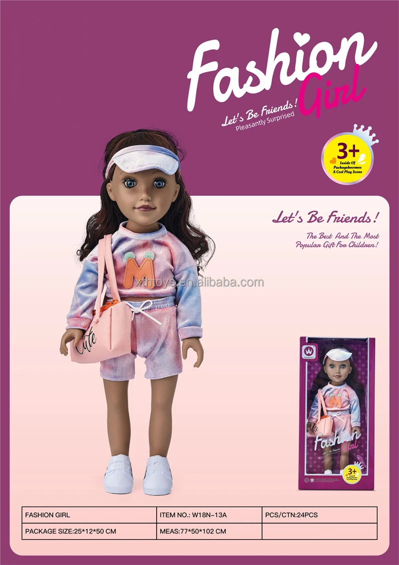 18 Inches American Girls Fashion Doll High Quality Fashion Girl Toy ...