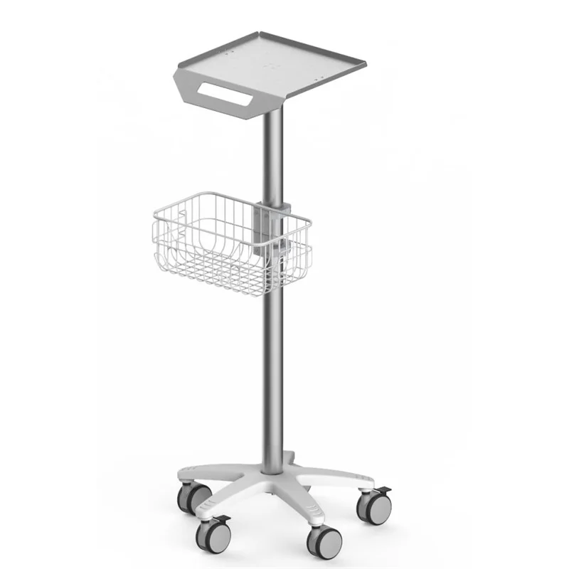 BT-IS018 Hospital Five Wheels Height Fixed 1m Mobile Medical ECG ...