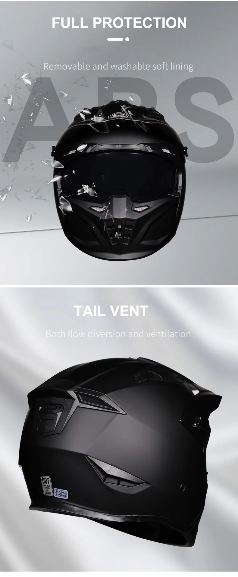 ECE R2206 Custom Halley Locomotives Vintage Motorcycle Motocross ATV ...