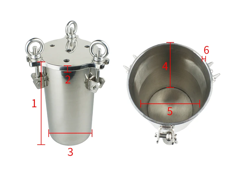 3L Stainless Steel Pressure Tank 304 - Durable Pressure Vessel for ...