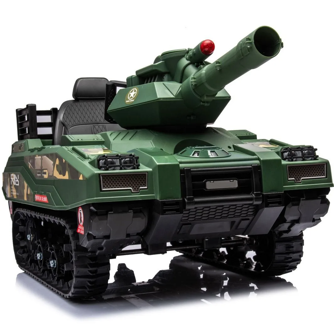 Dls Kids Ride On Real Track Tank Toys Batería Potente Con Control ...