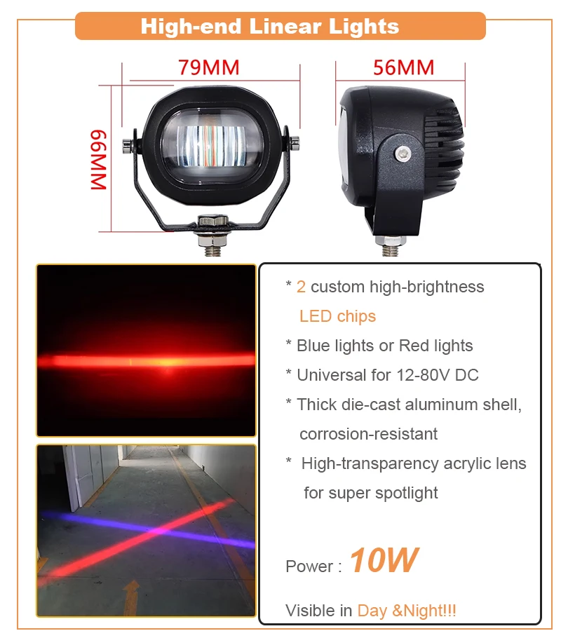 Hyder Forklift Safety Lights Tail Lifts For Forklift Blue Lights System ...