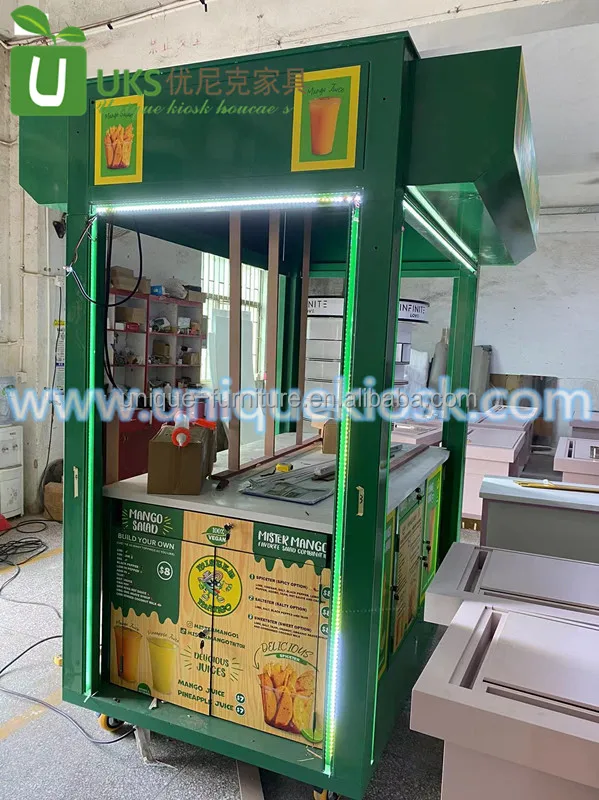 Outdoor Food Display Kiosk Outdoor Snack Booth Design Outdoor Juice ...