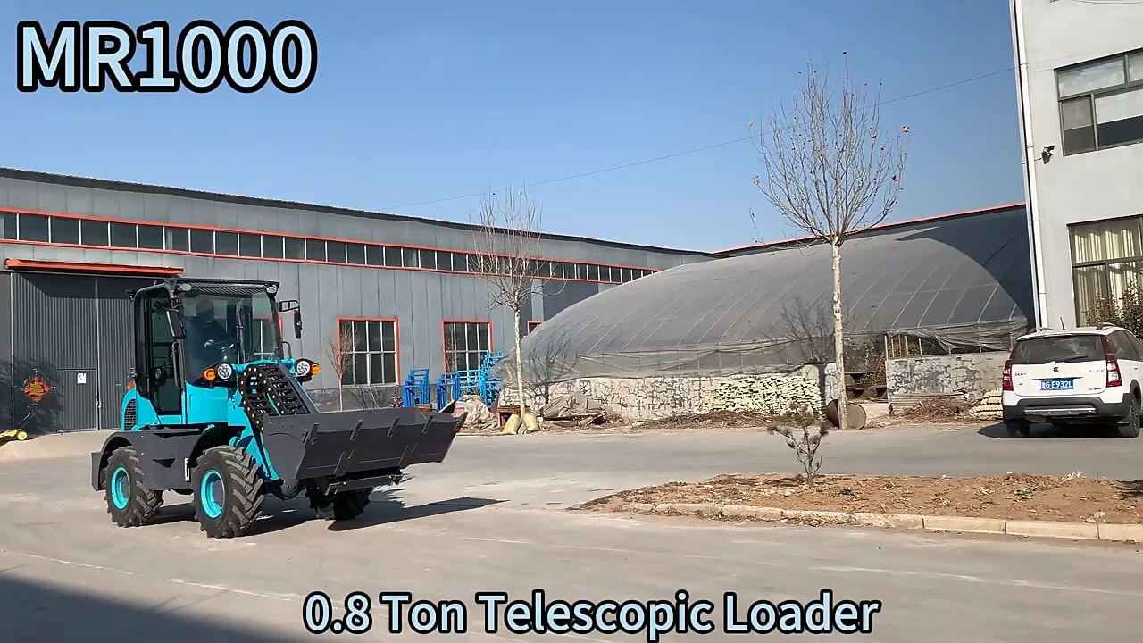 800kg Loading Wheel Loader Chinese Mini Front Telescopic Wheel Loader ...