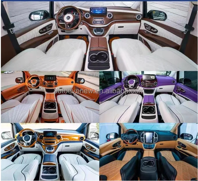 V260 Vito Dashboard for W447/Metris - Luxury Microfiber Leather ...