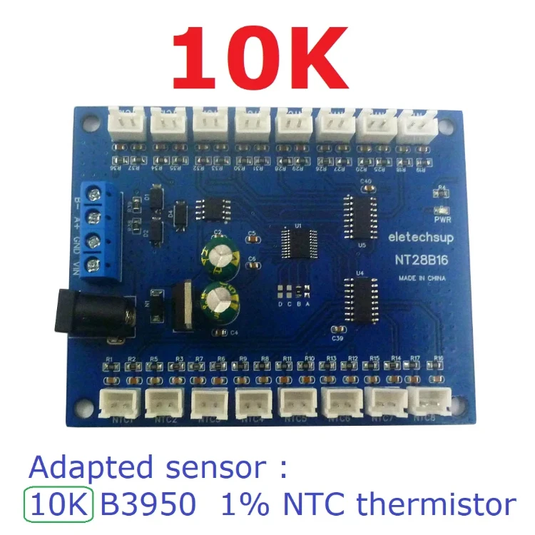 16 Channel Rs485 Temperature Acquisition Board Paperless Recorder ...
