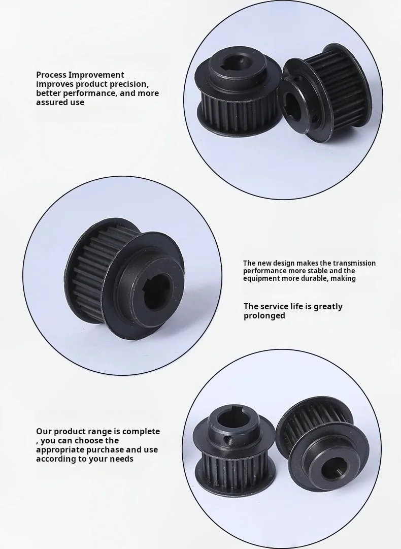 20 Teeth Synchronous Pulley Hole 12/12.7/14/19mm Reducer Box Gearbox ...