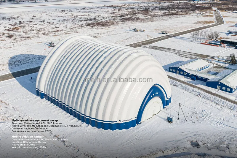 High Quality Outdoor Large Mobile Inflatable Aircraft Hangar