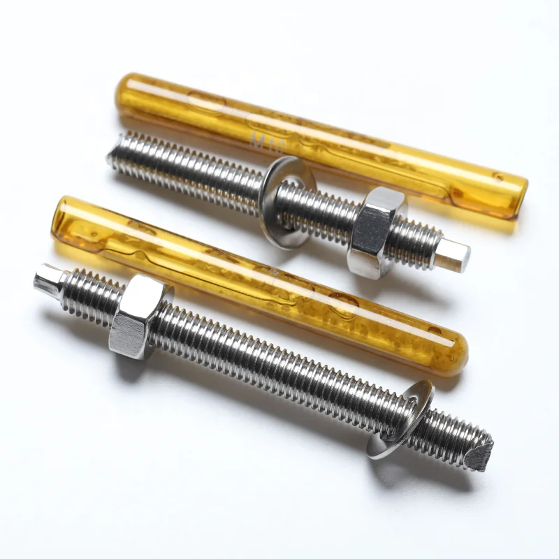 Galvanized Double Head Through Stud Bolt Bicomponent Epoxy Chemical ...
