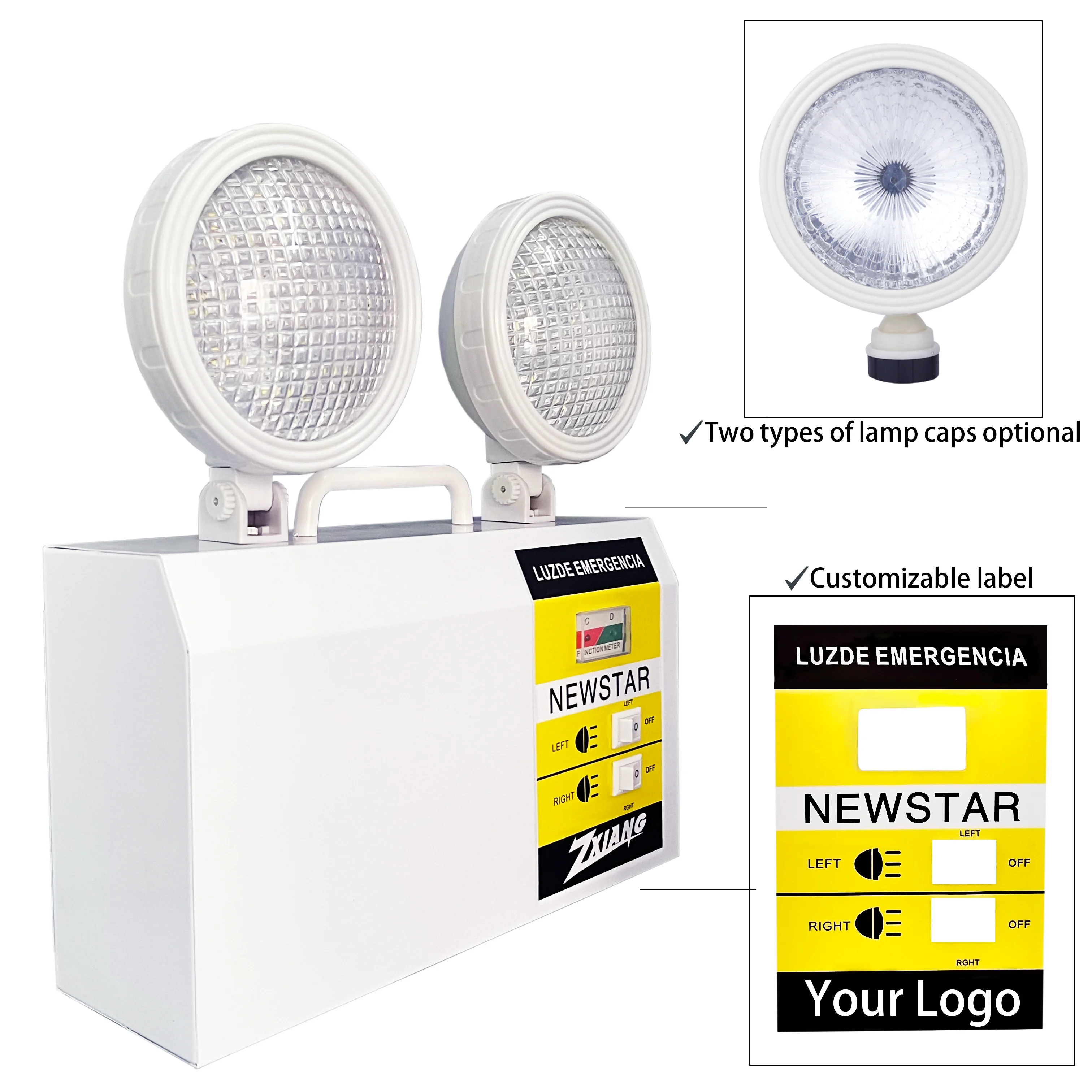 Professional Lighting Exit Twinspot Light Led Emergency Lamp Ip30 With ...