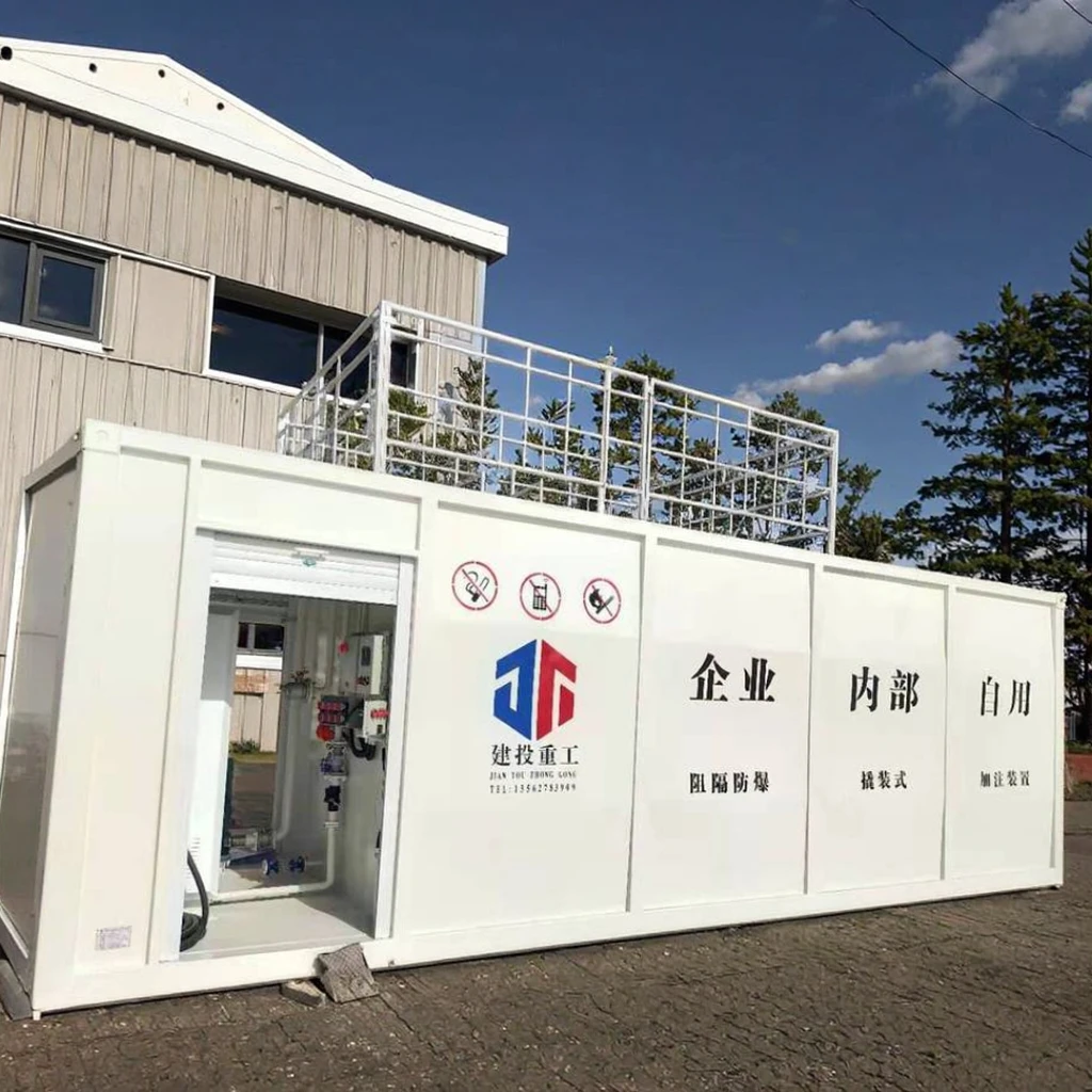 Explosion Proof 20FT Containerized Fuel Station with Pump and Tank for ...