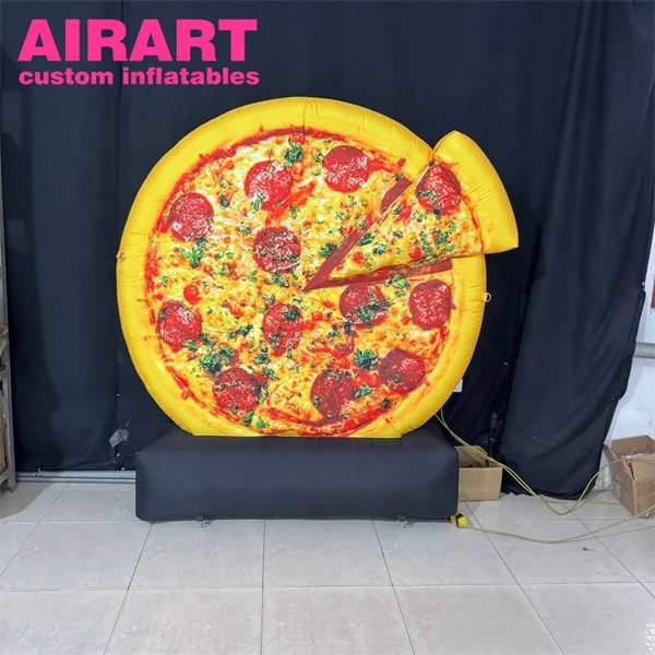 Customized size advertisement inflatable pizza model,inflatable pizza ...