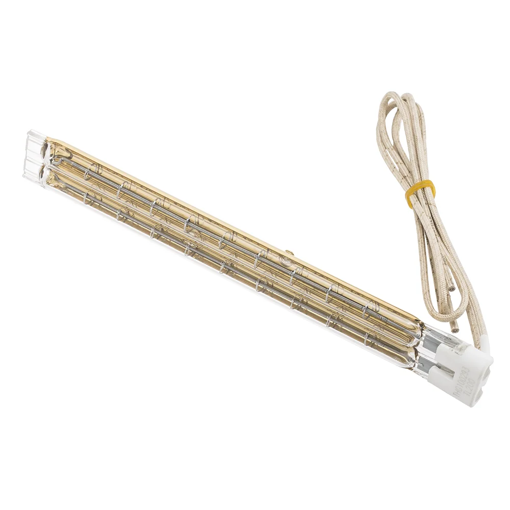 Shortwave Halogen Tube Gold Coating Heater Lamp for 3D Printing