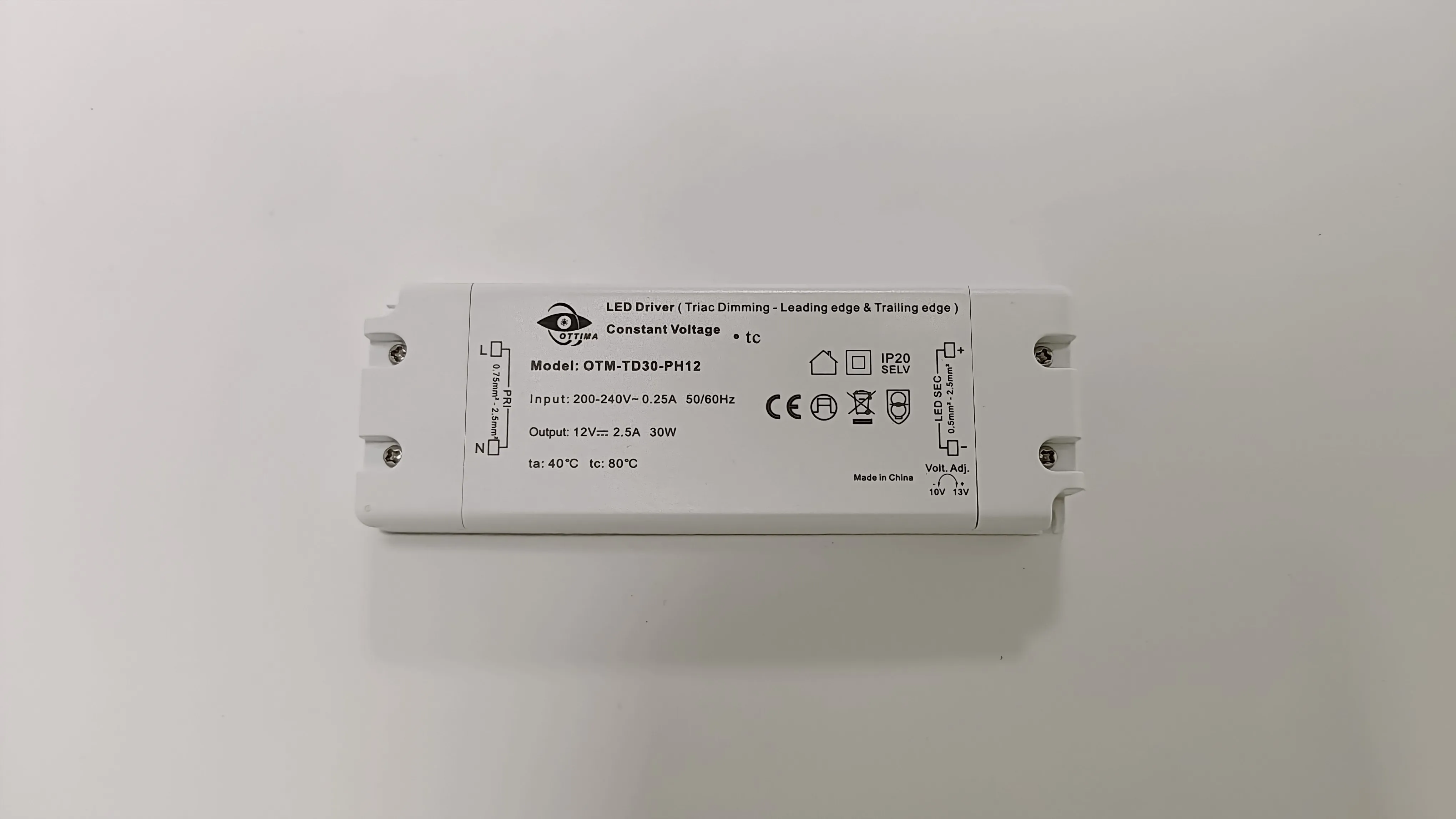 60w 12v 24v Triac Dimmable Constant Voltage Led Driver - Buy Factory,Ac-dc Traic Dimming,Led ...