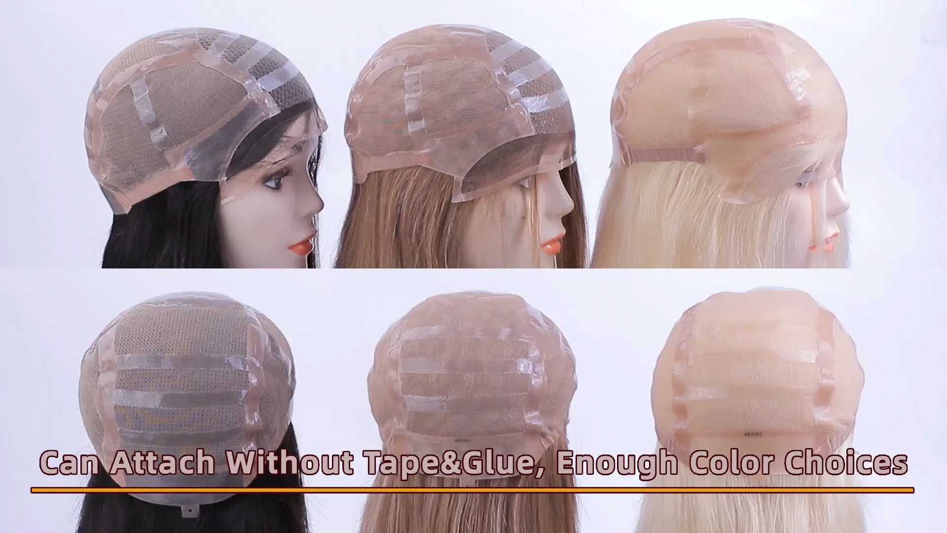 Anti-slip Soft Silicone Base Cap Medical Wig 18 Inches Long Blonde 100 ...