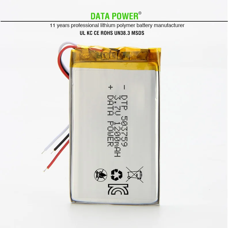 3.7V Lithium Ion Batteries 1200mah - Reliable Power Solutions