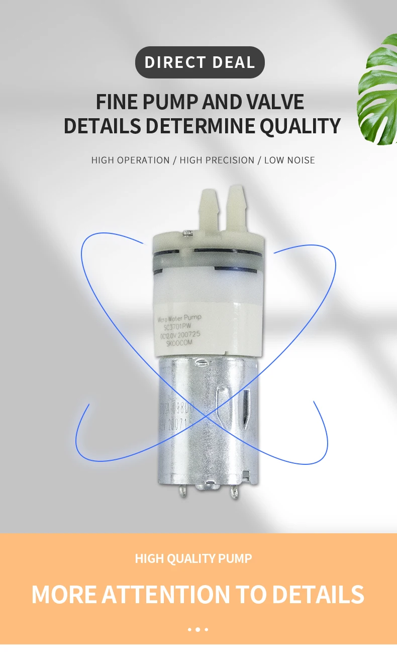 SC2003PPW Dc 6v 12v 24v Micro Fluid Pumps - Mini & Efficient