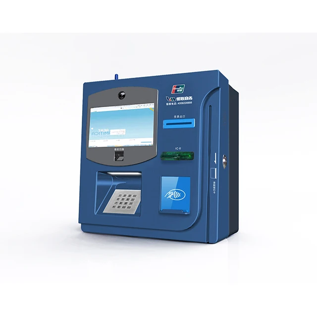 Wall Mounted Custom Touch Screen Self Service Payment Kiosk Ticket ...
