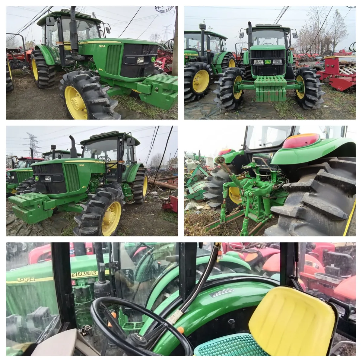 Compact Used Old John Farm Deere Agricultural Tractors in Second Hand ...