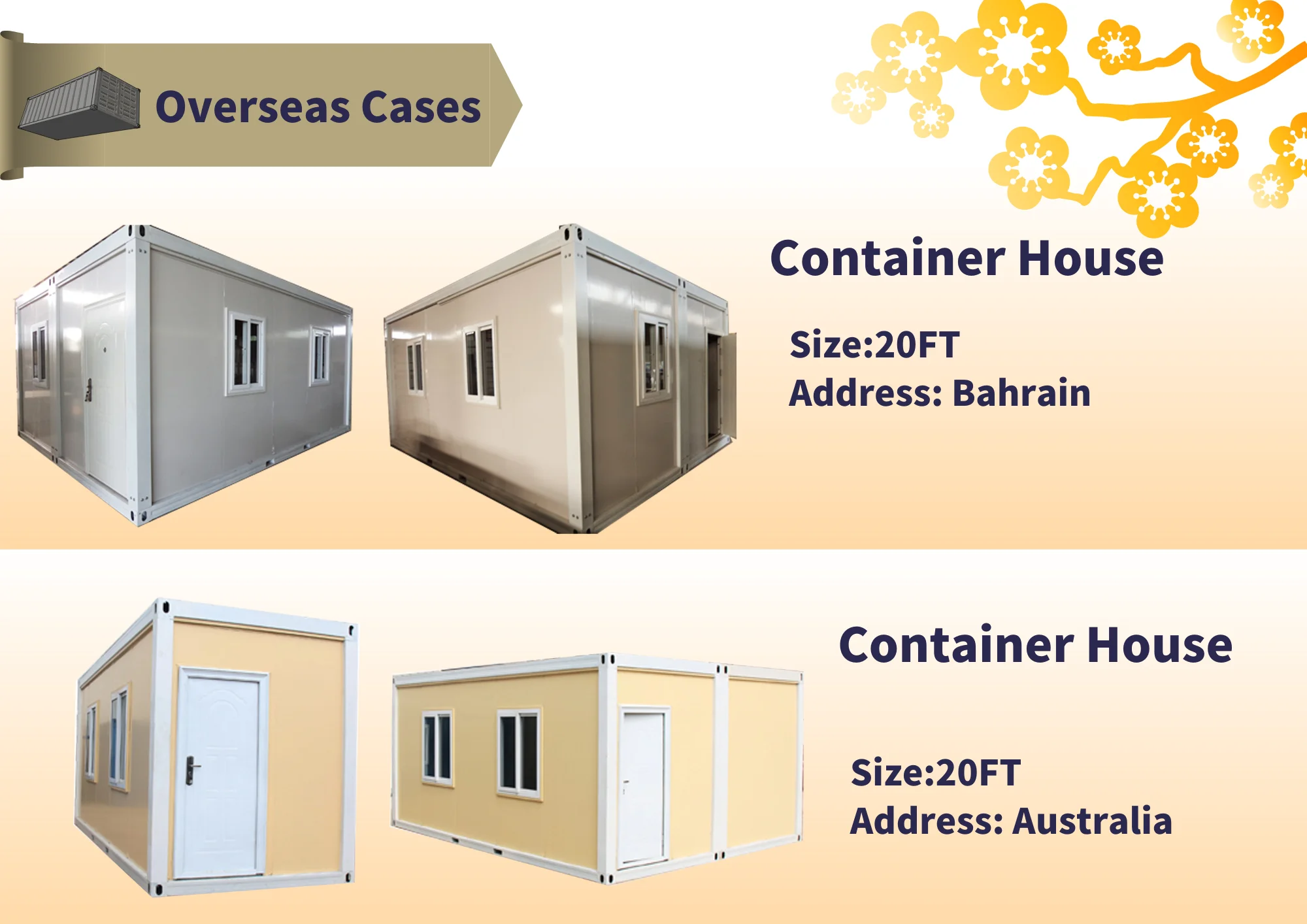 20ft 40ft Tiny House Container Design Prefab Houses Container Homes ...