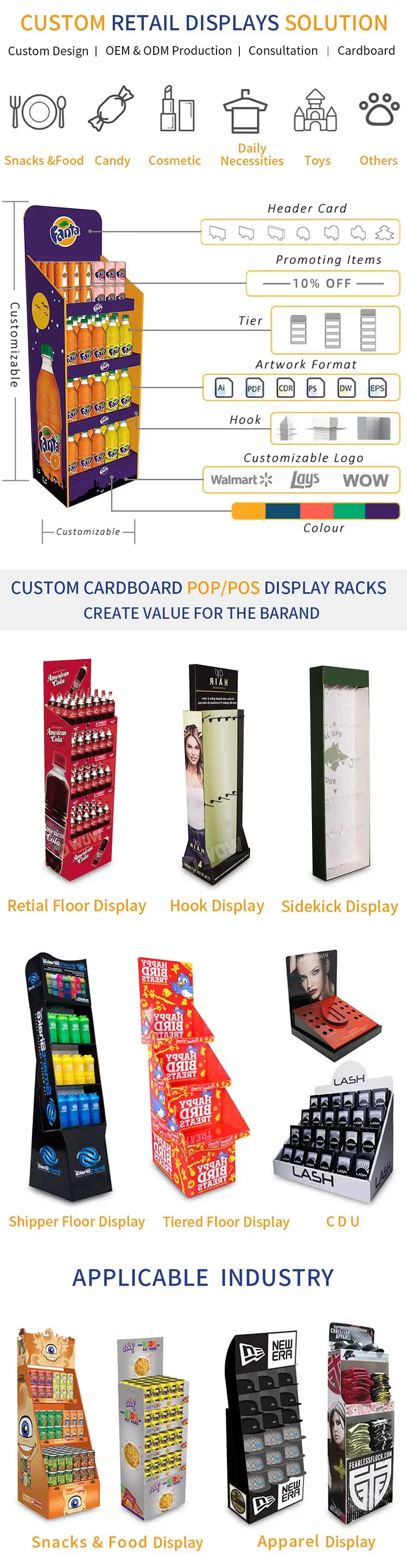 Customized PVC Foam Display Racks - Durable & Recyclable
