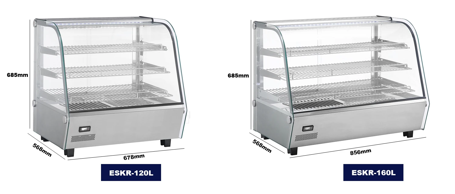 Mini Cake Display Fridge - Bakery Showcase Table Top Chiller
