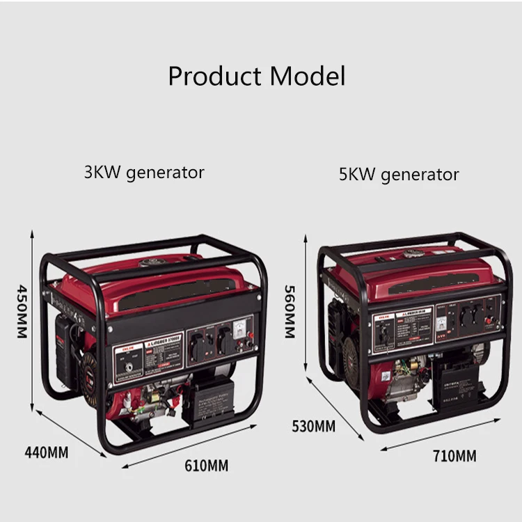 Strong Power Small Electric Gasoline Generator Mini Generators Price ...