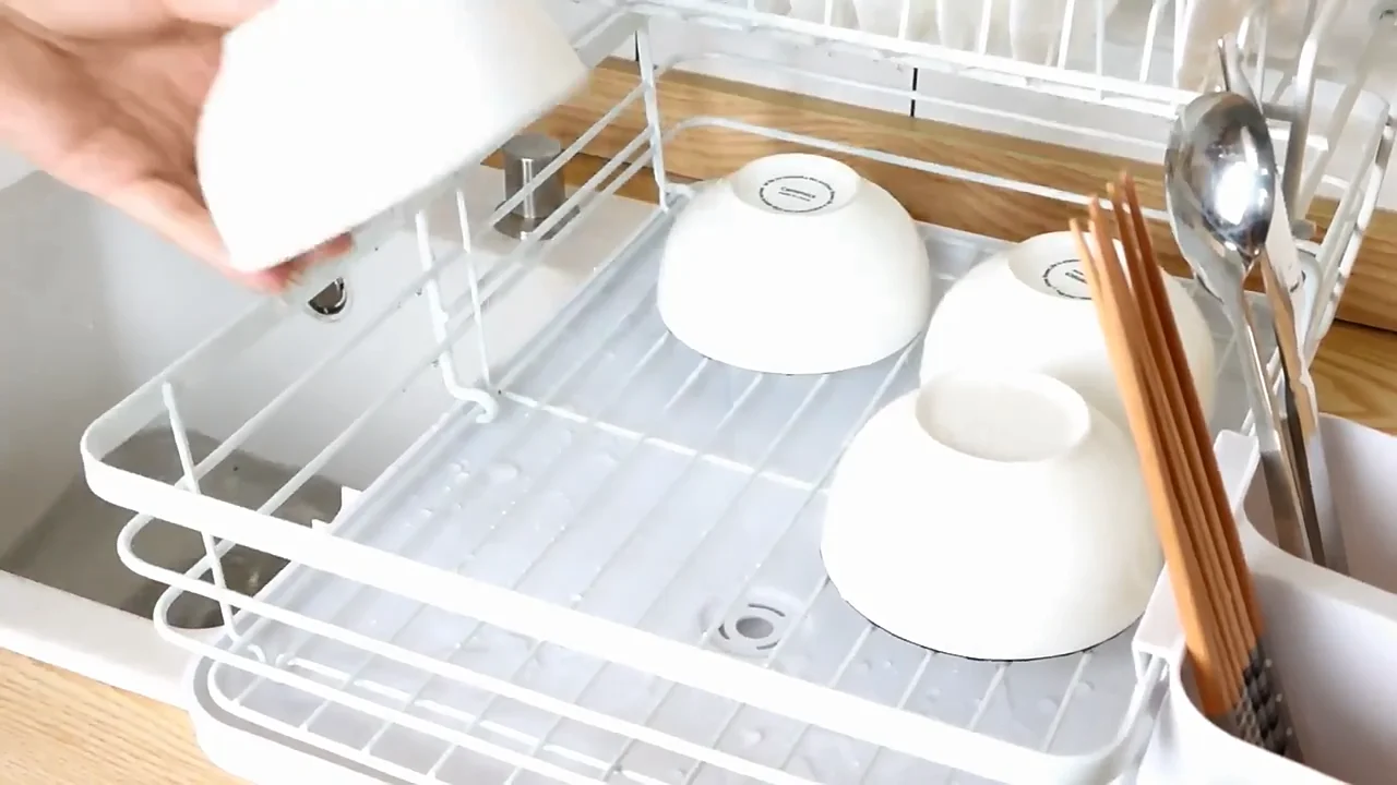 Japanese Wrought Iron Tableware Storage Dish Rack Multifunctional ...